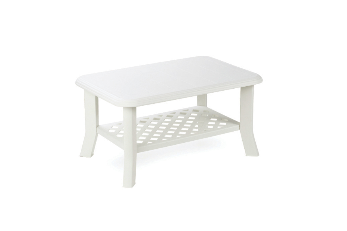Baštenski sto plastični 90 x 60 x 46cm Niso beli - DOO METAL-BAGATELA ...